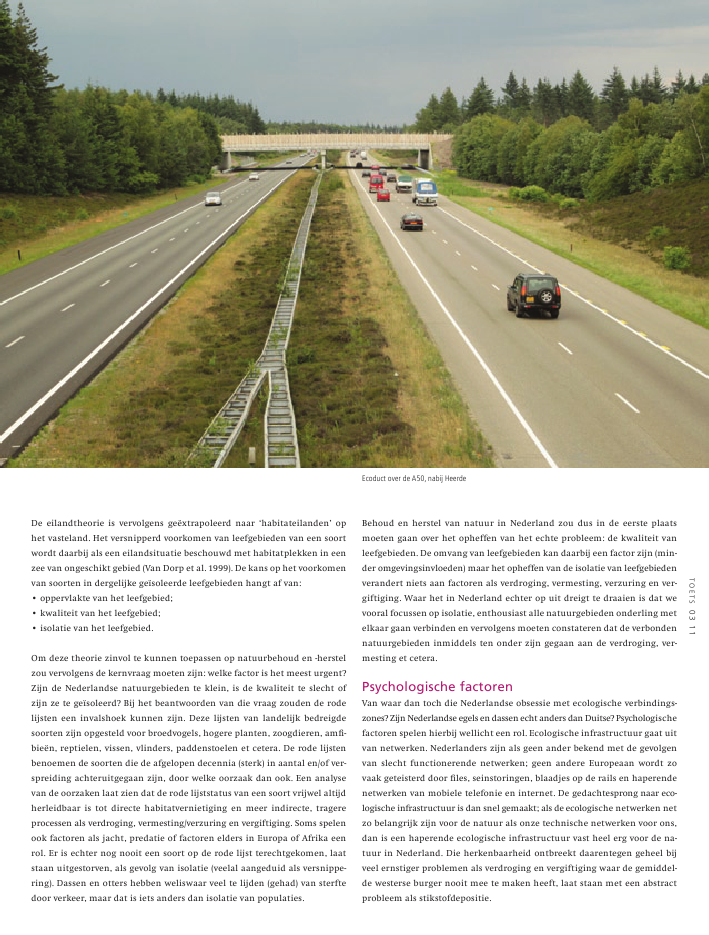Ecologische verbindingszones Ecologische verbindingszones
